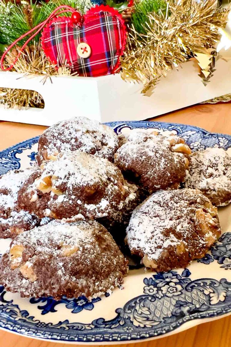 Mocha Walnut Butter Cookies – The Bossy Kitchen